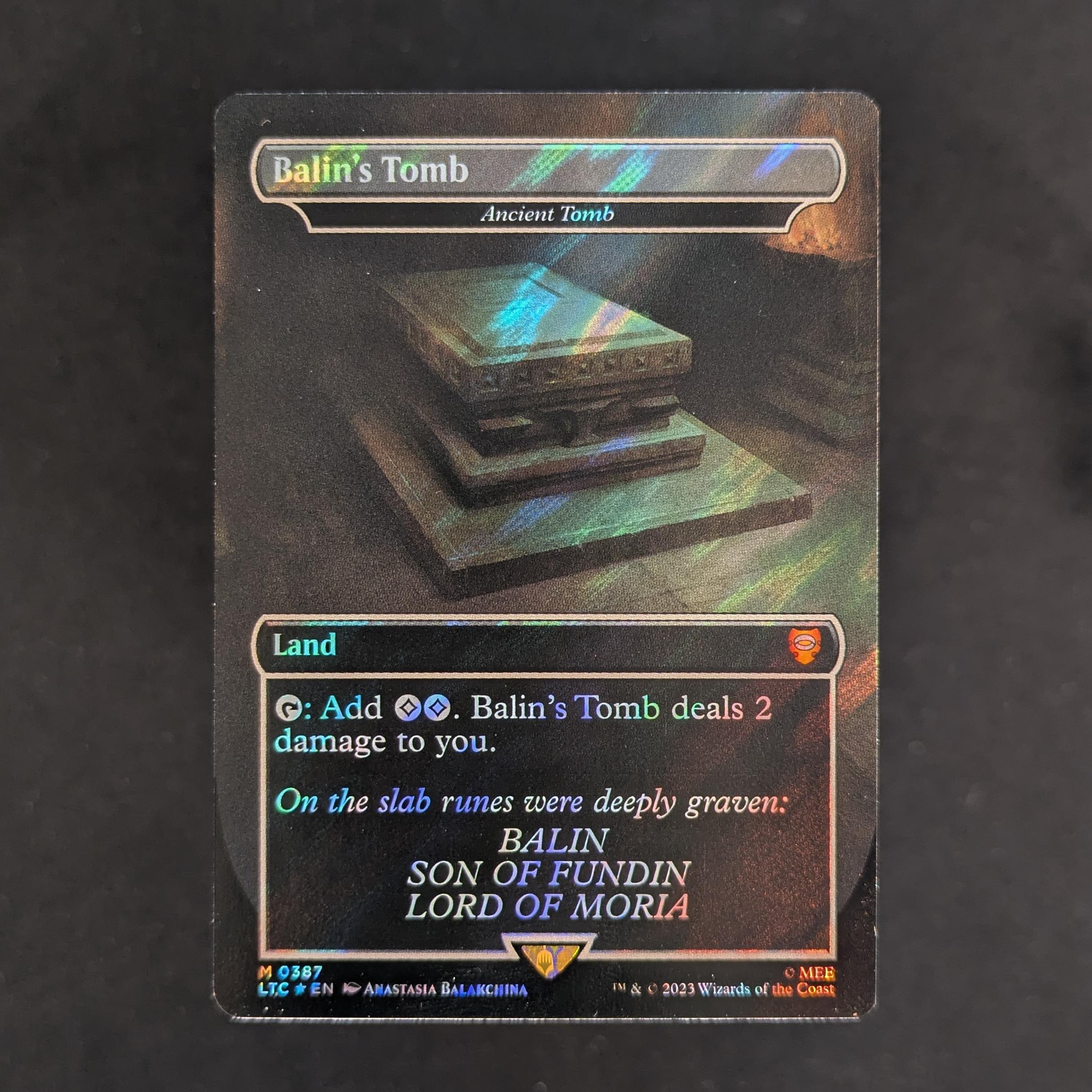 [FOIL] Ancient Tomb (Surge Foil) - Commander: The Lord of the Rings: T