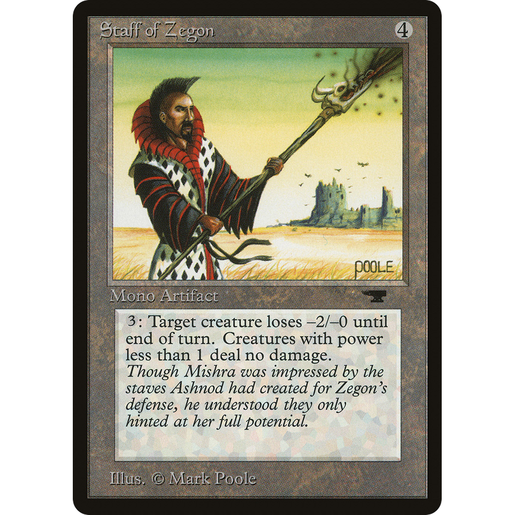 Staff of Zegon - Antiquities